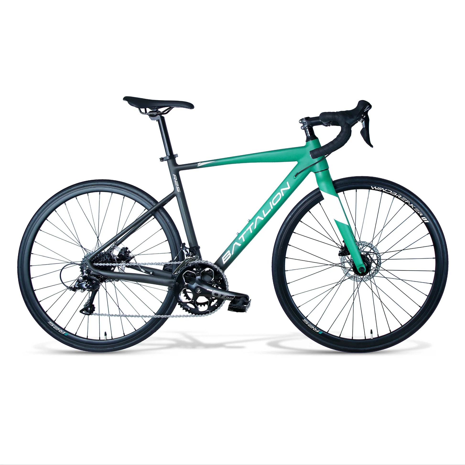 Battalion R25 Windbreaker Road Bike with Shimano Sora 18 Speed | Carbo ...